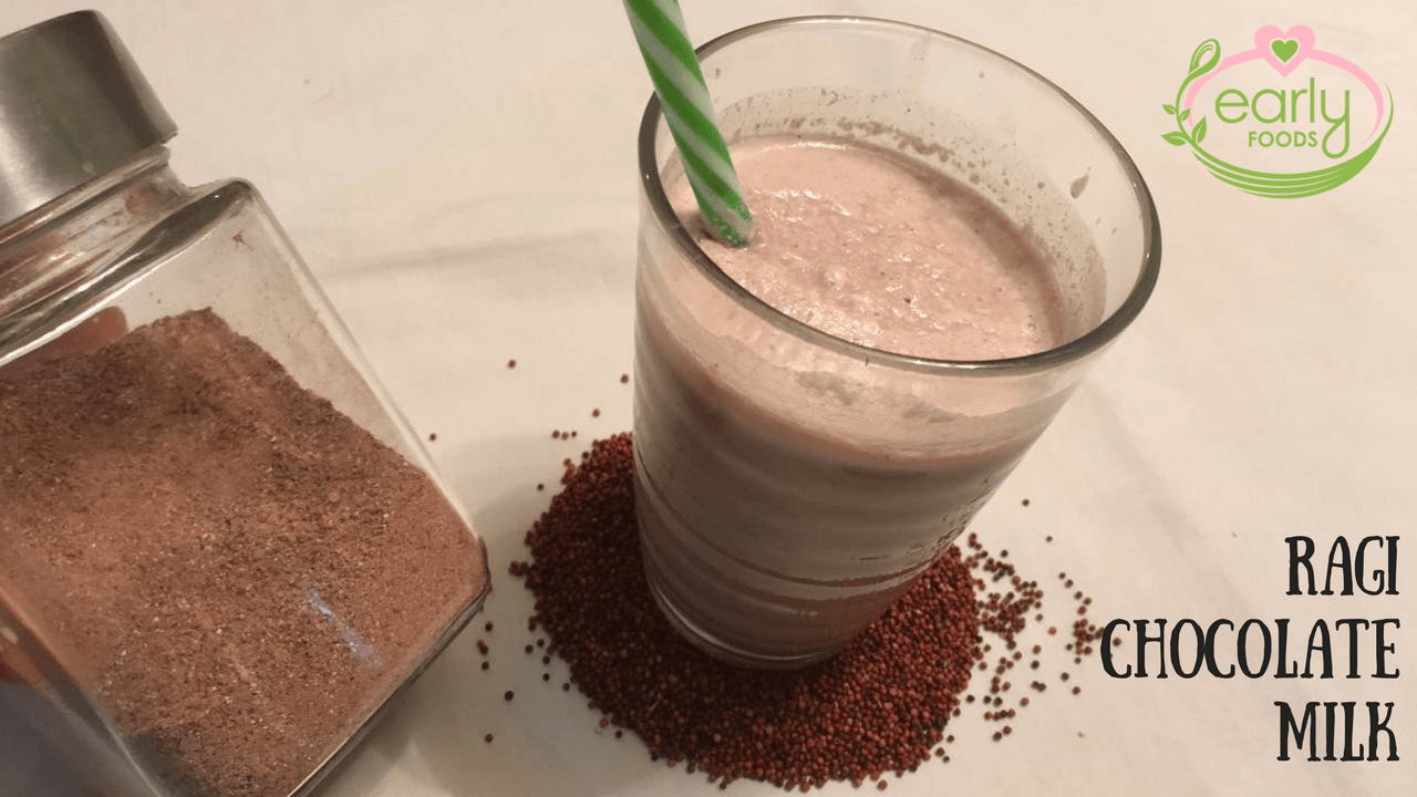 Ragi Chocolate Milk - The Healthy Homemade Bournvita! – Early Foods India
