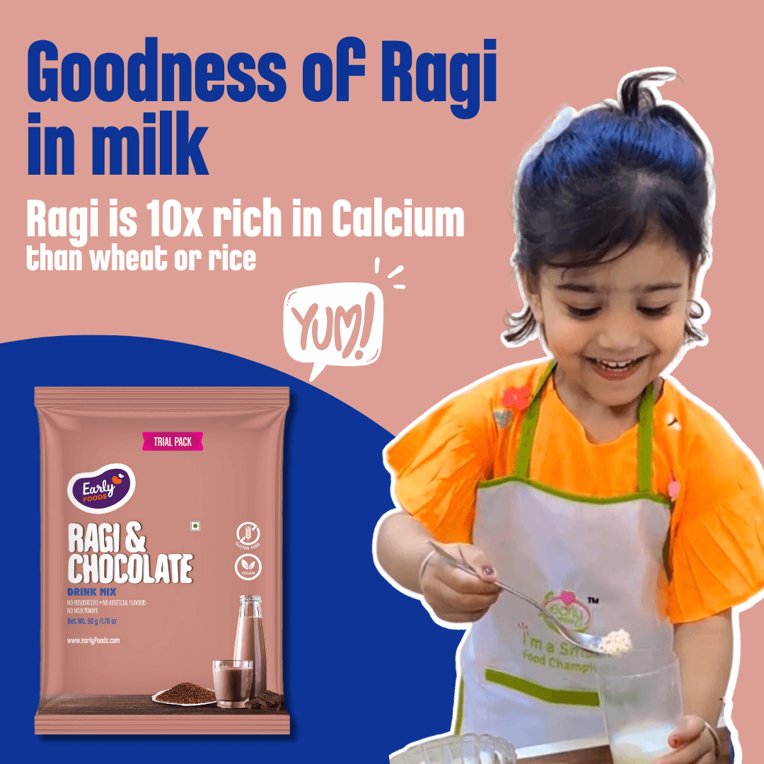 Buy Ragi Chocolate Drink Mix | Trial Pack | Early Foods – Early Foods India