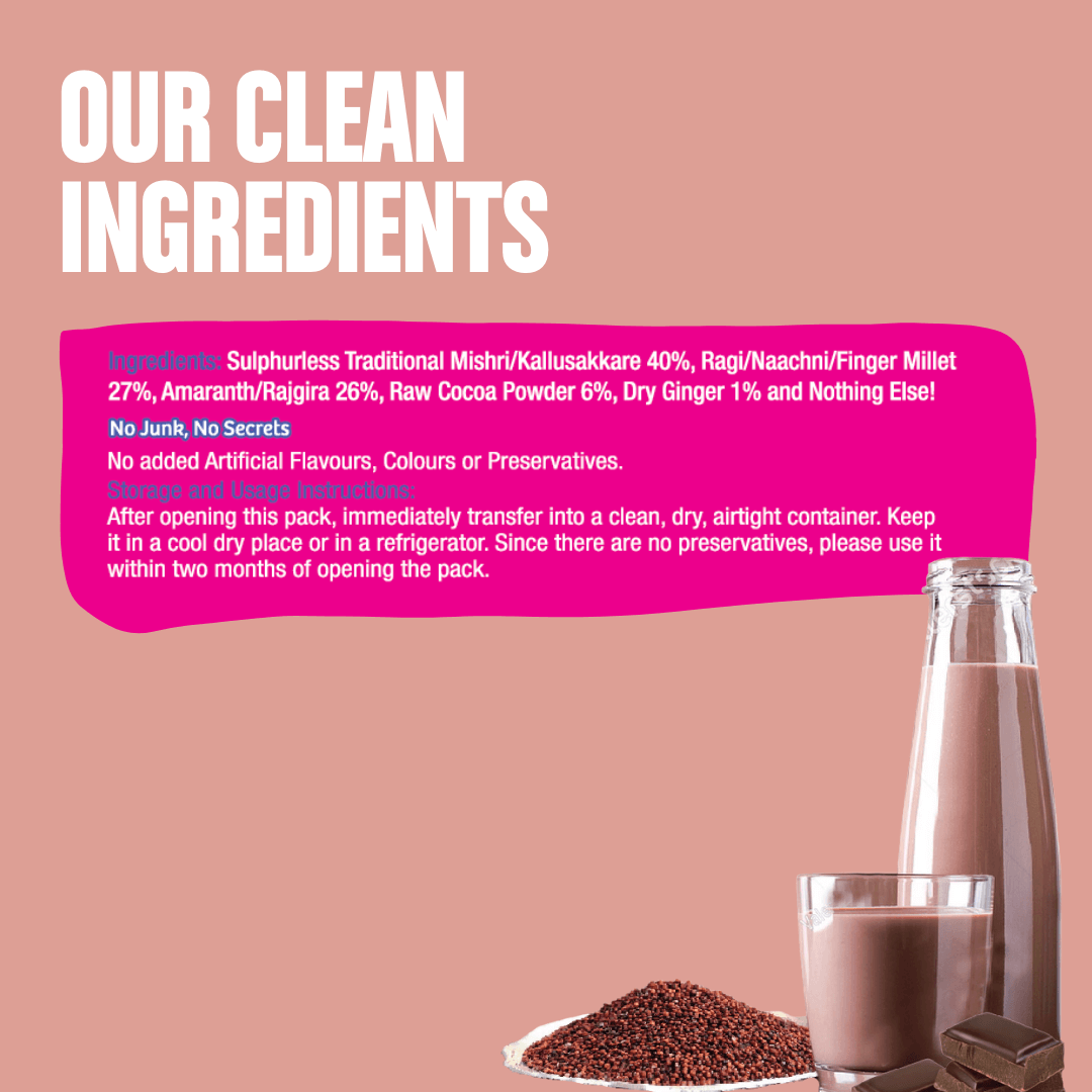 Buy Ragi Chocolate Drink Mix | Trial Pack | Early Foods – Early Foods India