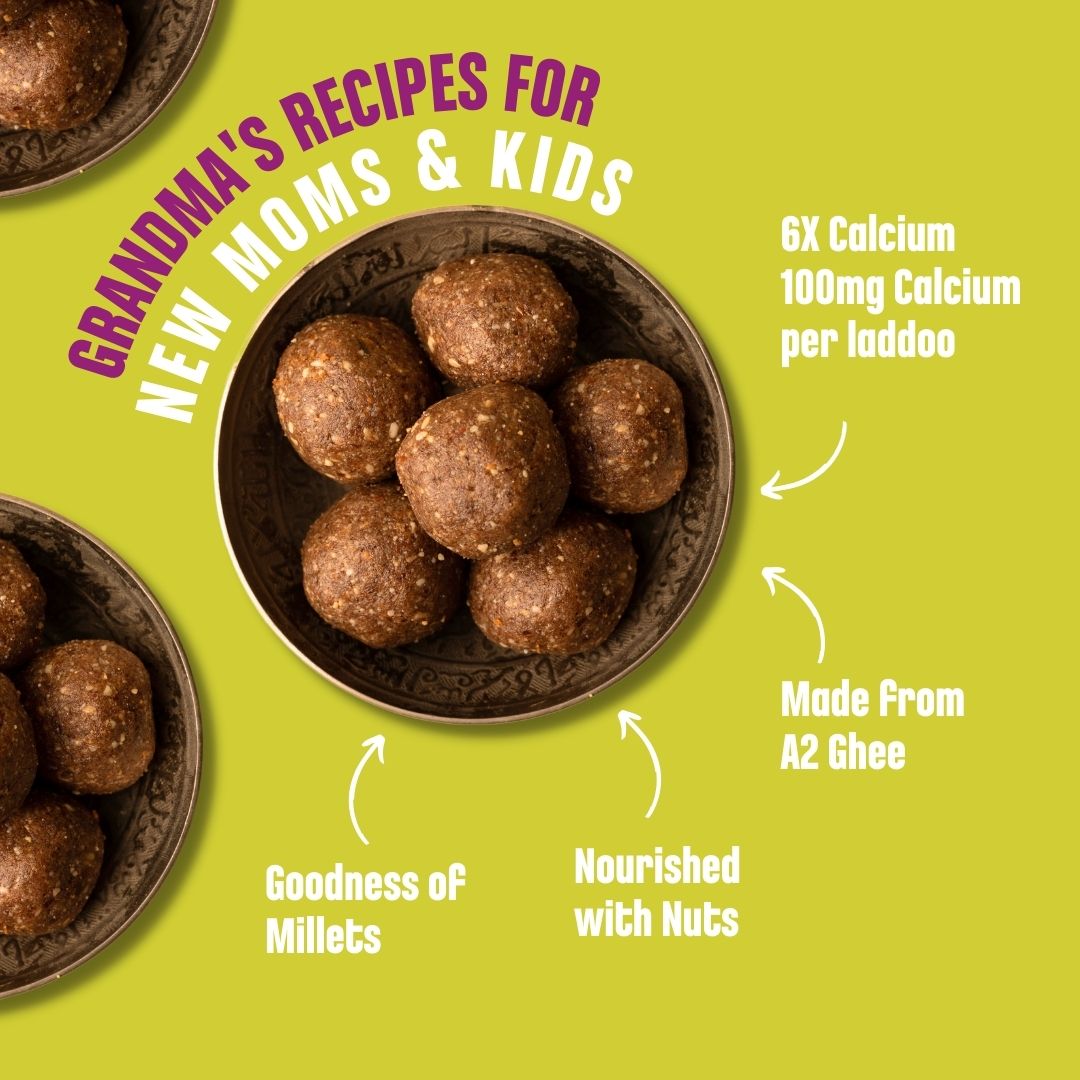 Ragi Sesame A2 Ghee Laddoos – Early Foods India