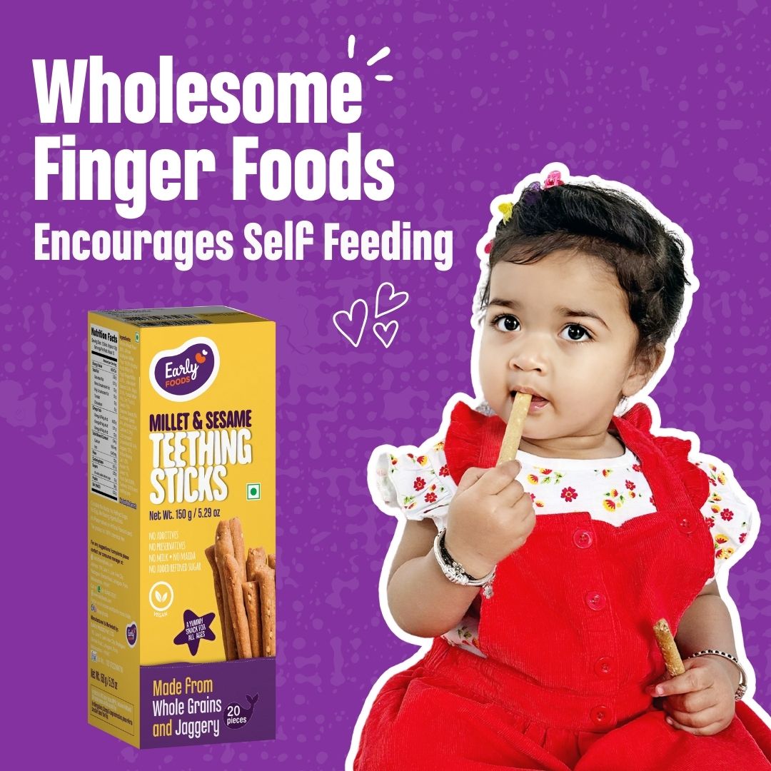 Buy Fresh & Edible Teethers to Soothe Teething Baby | Early Foods ...