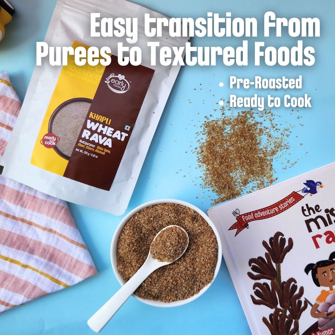 Buy Khapli Wheat Rava by Early Foods – Early Foods India