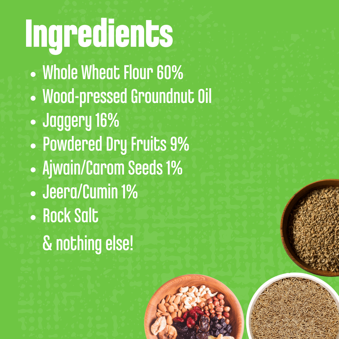 Whole Wheat Teething Sticks | Ajwain Sticks - Early Foods