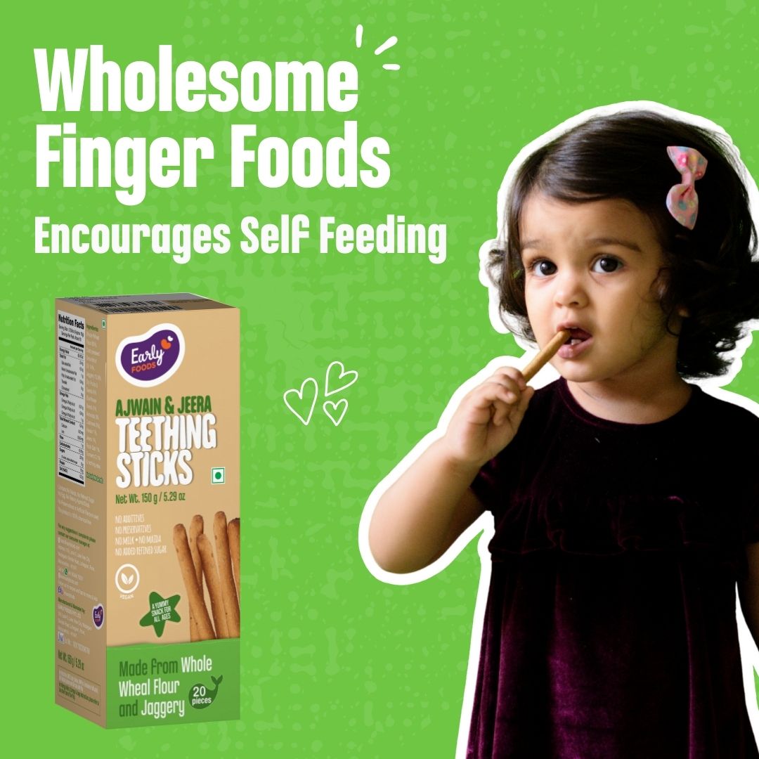 Whole Wheat Teething Sticks | Ajwain Sticks - Early Foods – Early Foods IND
