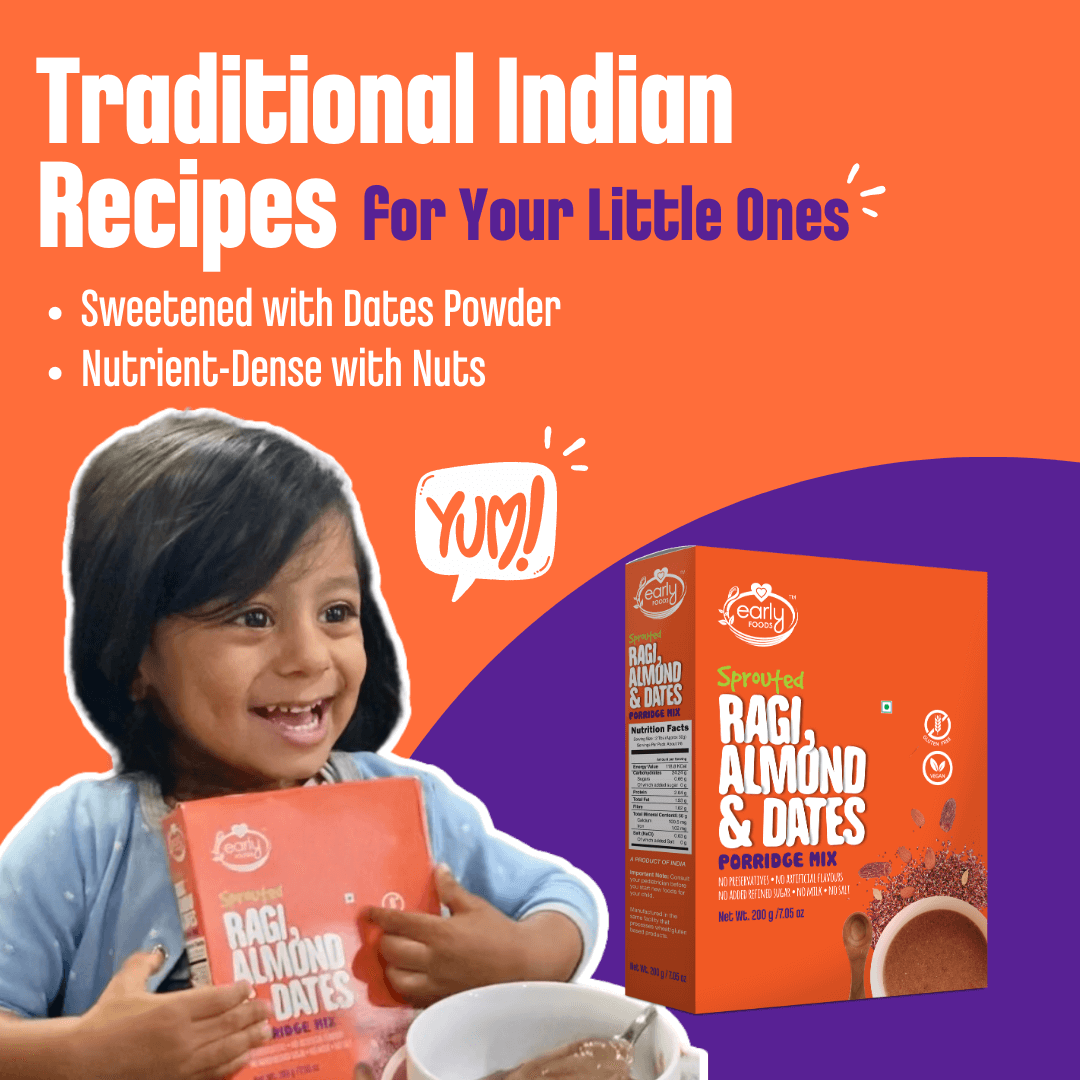 Buy Sprouted Ragi Malt/Porridge Mix | Early Foods