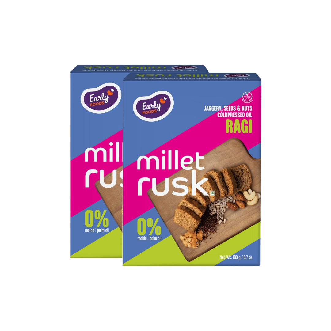 Millet Rusks – Early Foods India